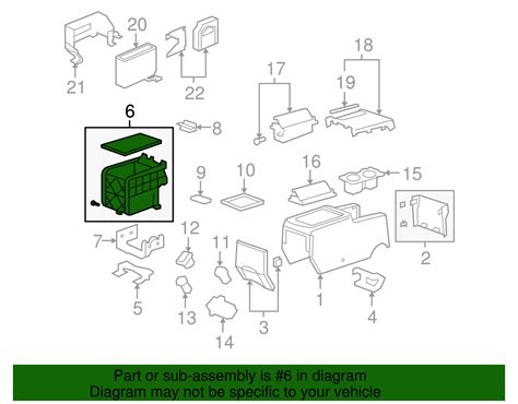 83456 Swa A01zb 2007 2011 Honda Cr V Box Assembly Center Console