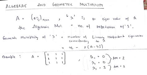 Linear Algebra Eigen Vector
