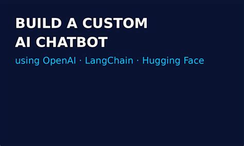 Custom Ai Chatbot Using Openai And Langchain By Codeninja786 Fiverr