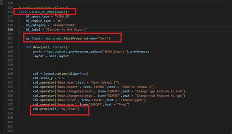 Create And Draw Property In Panel Python Support Blender Artists