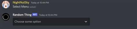 Select Menus Designer For Discord Wiki