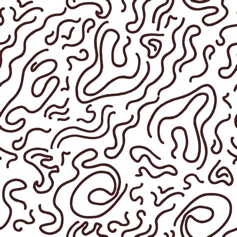 Premium Vector Curved And Wavy Lines Abstract Seamless Pattern
