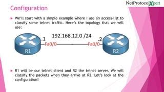 QoS Classification On Cisco IOS Router PPTX Computer Networking Computing