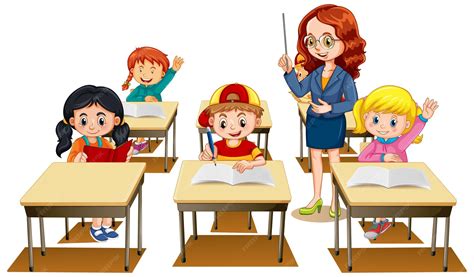 Image Classroom Students Clipart