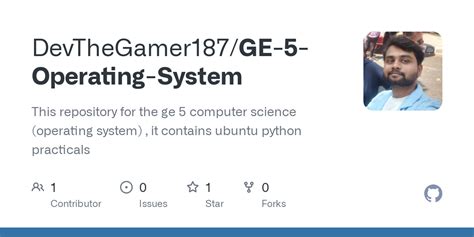 Github Devthegamer187 Ge 5 Operating System This Repository For The Ge 5 Computer Science