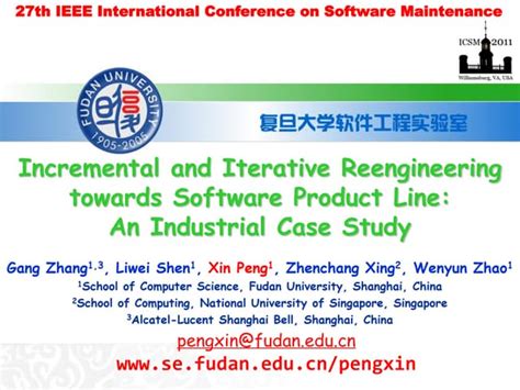 Industry Evolution And Migration Incremental And Iterative Reengineering Towards Software