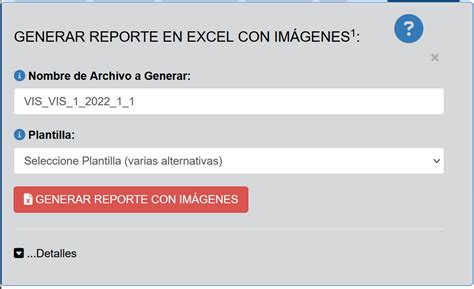 Generar Reporte Excel con Imágenes