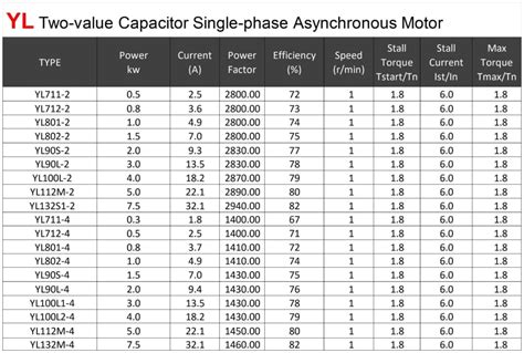 Two Value Capacitor Single Phase Asynchronous Motor