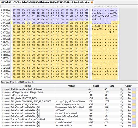 Analyzing Malicious LNK File Life In Hex