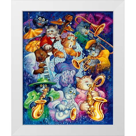 Bell Bill 15x18 White Modern Wood Framed Museum Art Print Titled