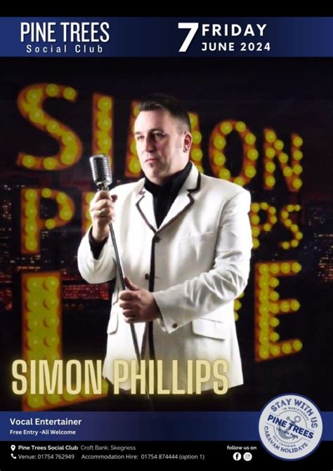 Simon Phillips Live Entertainment Skegness Blue Anchor
