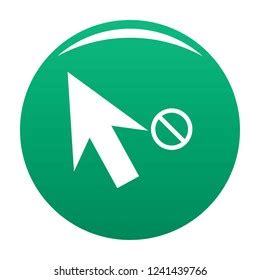 Cursor Stop Icon Simple Illustration Cursor Stock Vector Royalty Free 1241439766