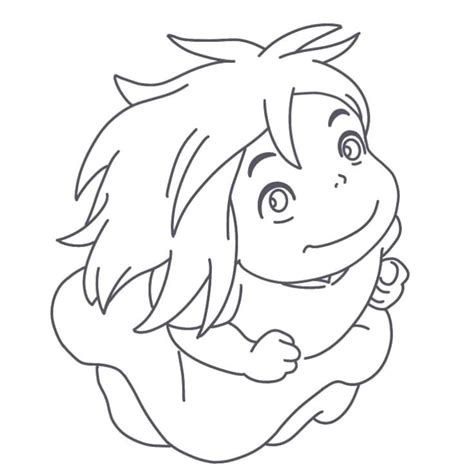 Dibujar Ponyo Básico En Niños Para Colorear Imprimir E Dibujar