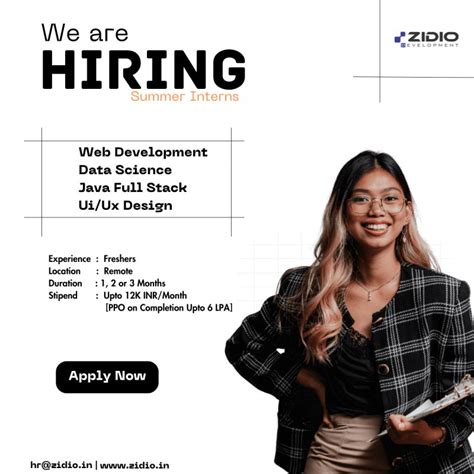 Zidio Development On Linkedin Interns Interested Internhiring Techinternship
