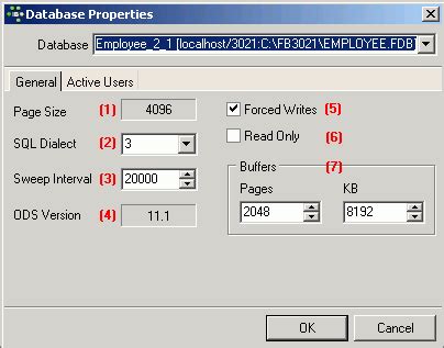 The Database Experts Doc Database Properties