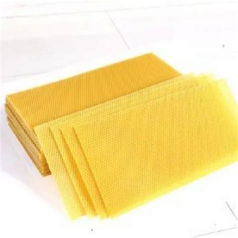 Beeswax Comb Foundation Sheet For Cerana Bee At Rs 36piece Beeswax