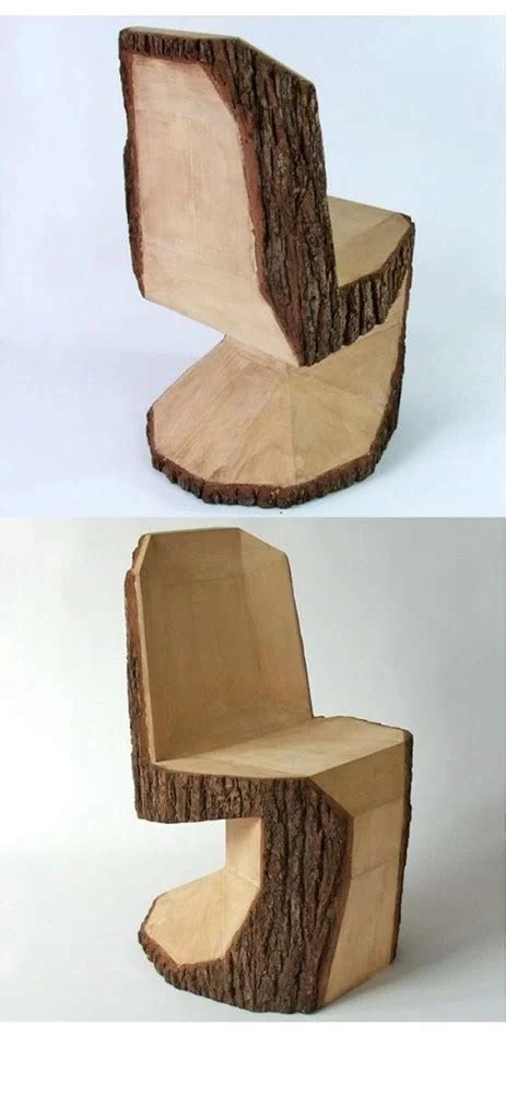 HomelySmart 10 Fascinating DIY Tree Trunks Decorating Ideas HomelySmart