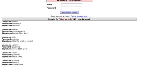 Blind SQL Injection VK Security