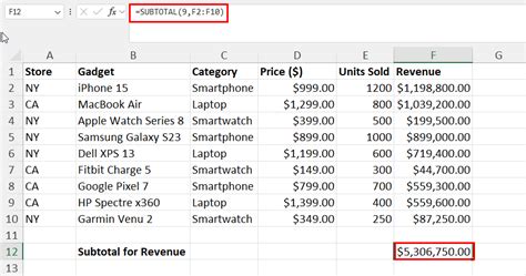 6 Ways To Subtotal In Microsoft Excel How To Excel