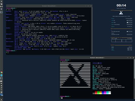 14 Dní S Mx Linux 21 Beta 1 Redhawks Space