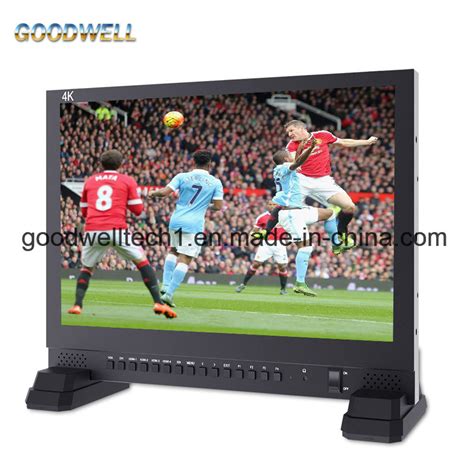 IPS Panel 3840X 2160 17 3 LCD Screen With SDI HDMI DVI VGA Audio Tally Input LCD Screen And