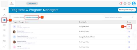 Add Delete Program Manager Mentoring Complete