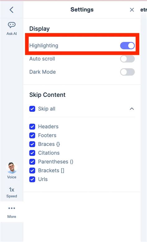 How Do I Enable Text Highlighting On The Computer Speechify