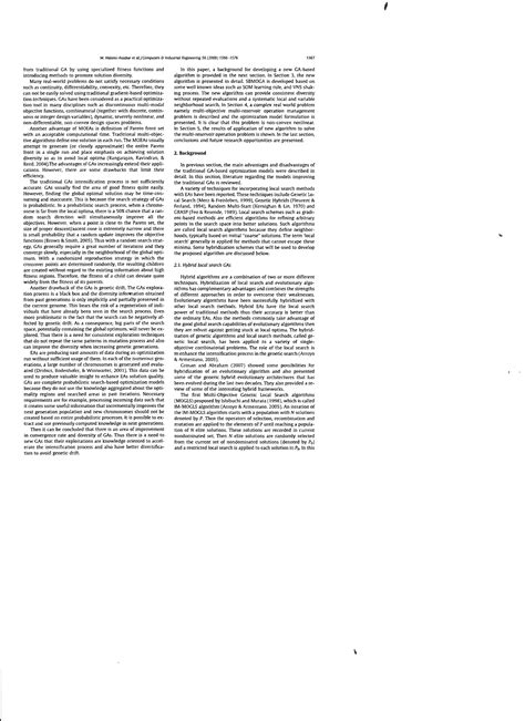 Hakimi Asiabar M 2009 Multi Objective Genetic Local Search Algorithm Using Kohonens Neural