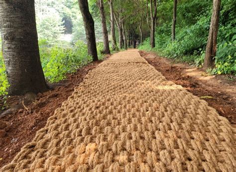 보행매트 시공사례 우드밸리 주