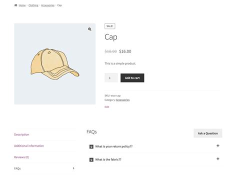Woocommerce Faqs Plugin Add Product And Store Faqs
