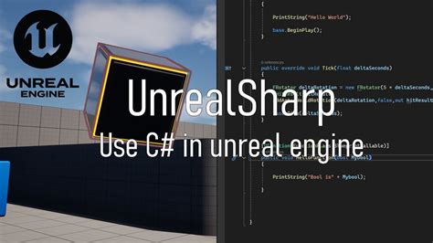 unreal engine 5 use c with unreal using the free unrealsharp plugin