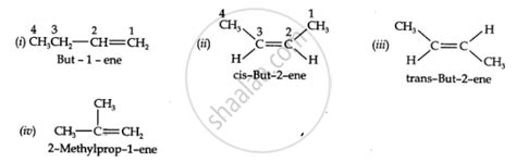 for the following compounds write structural formulas and iupac names