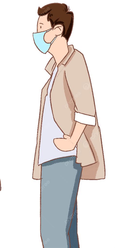 마스크를 쓴 남자 마스크를 착용 남자 캐릭터 Png 일러스트 및 Psd 이미지 무료 다운로드 Pngtree
