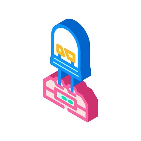Diode Testing Electronics Isometric Icon Vector Illustration 32830469