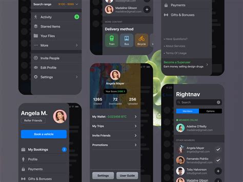Ios Patterns Side Navigation Drawer Bar Mobile App Design Navigation Ios Design