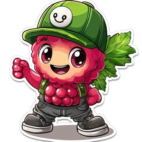 7 000 Cute Raspberry Mascot Pictures