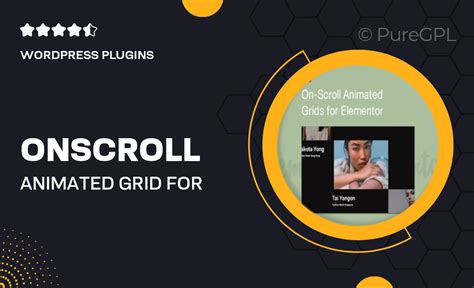 On Scroll Animated Grid For Elementor