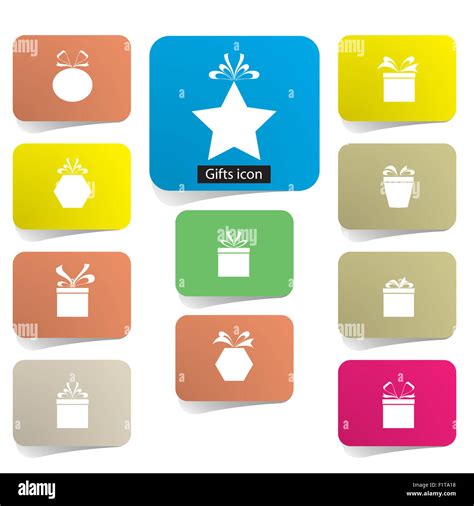 Vector Collection Christmas Ts Cut Out Stock Images And Pictures Alamy