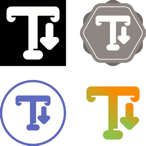 Typography Vector Icon 40762662 Vector Art At Vecteezy