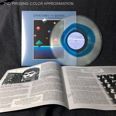 Steve Roach Structures From Silence Lp Deep Blue In Clear Vinyl