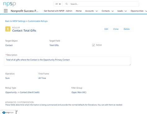 salesforce rollup summary fields for nonprofits backoffice thinking