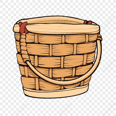 휴대용 바구니 클립 아트의 준비 일러스트 노트목재바스켓 Png 일러스트 무료 다운로드 Lovepik