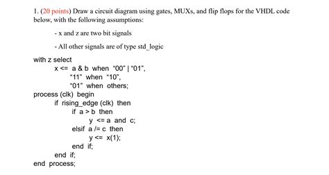 (20 ﻿points) ﻿Draw on paper a circuit diagram using | Chegg.com
