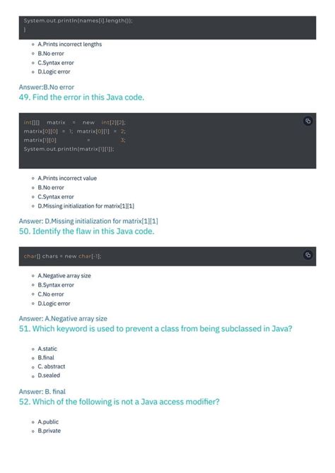 java mcq questions and answers pdf by scholarhat pdf programming