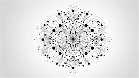 Geometric Symmetry With Dot Cluster Design Stock Illustration Illustration Of Visual Circular