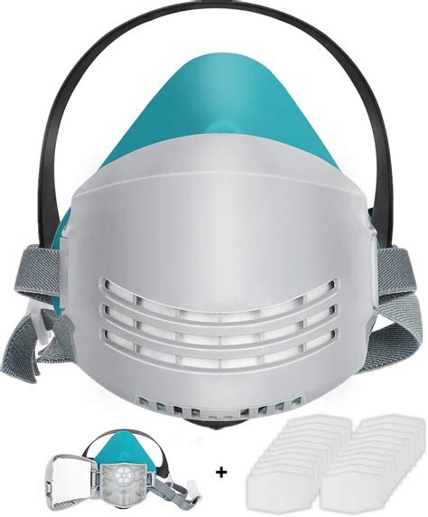 Anunu Respirator Mask With 20 Filters Dust Respirator With Replaceable