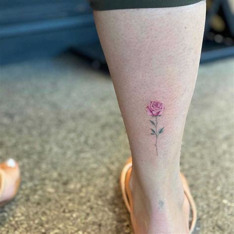 Pink Rose Tattoo Designs