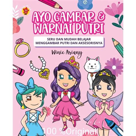 Jual Ayo Gambar Dan Warnai Putri Original Shopee Indonesia