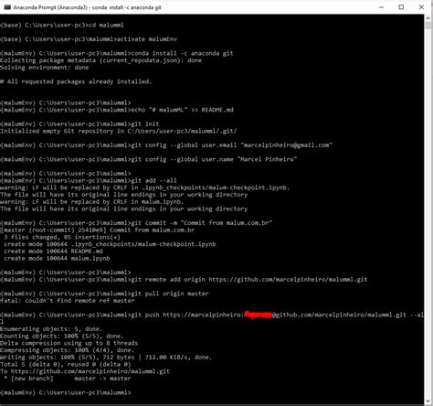 Usando Anaconda Com Github Malum Big Data