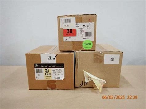 Lot Of 3 Ge Safety Switches Yellow Tag Auctions